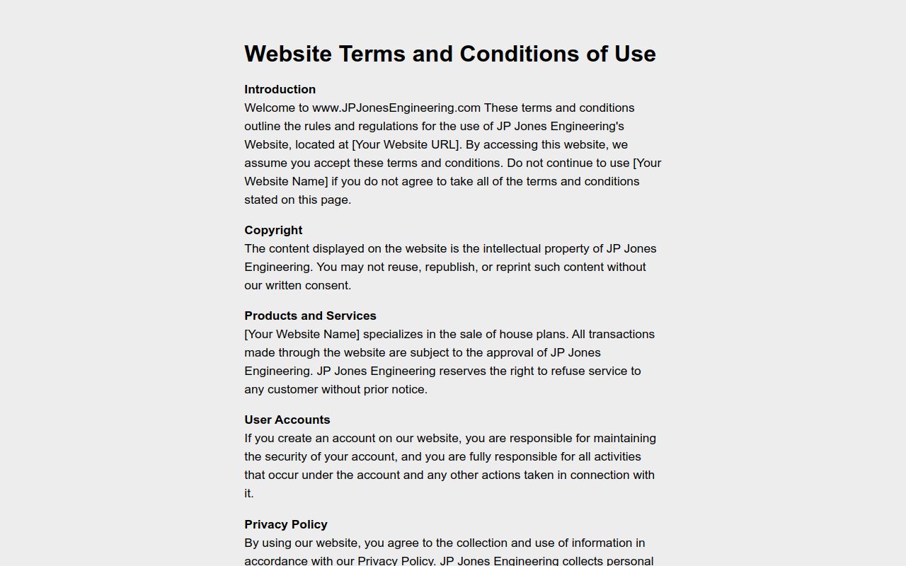 Terms & Conditions